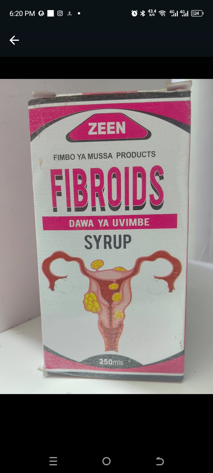 Fibroids syrup – U ORGANICS KENYA